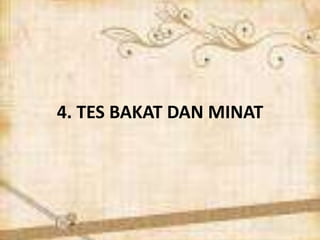 TUGAS mengenali minat dan bakat | PPTX