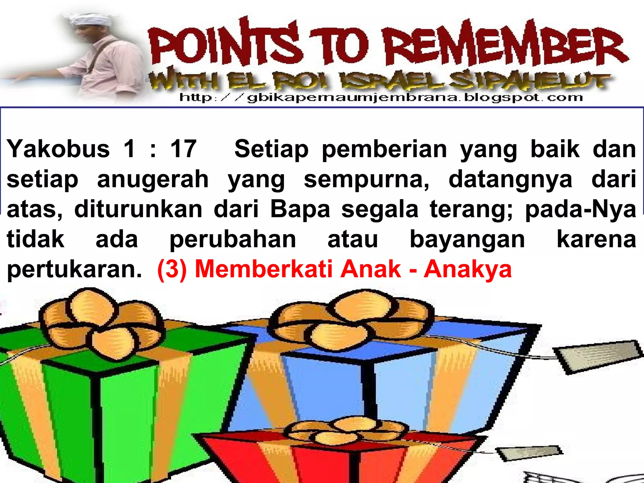 Mengenal Identias Allah Sebagai Bapa | PPT