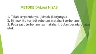 mengenal hisab dan rukyat hilal di bulan puasa | PPT