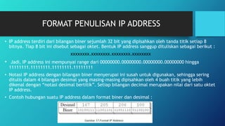 Mengenal ip address dalam Adminitrasi Infrastruktur Jaringan | PDF