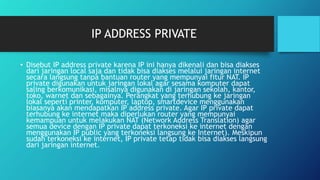 Mengenal ip address dalam Adminitrasi Infrastruktur Jaringan | PDF