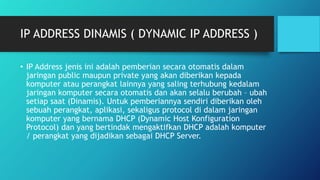 Mengenal ip address dalam Adminitrasi Infrastruktur Jaringan | PDF