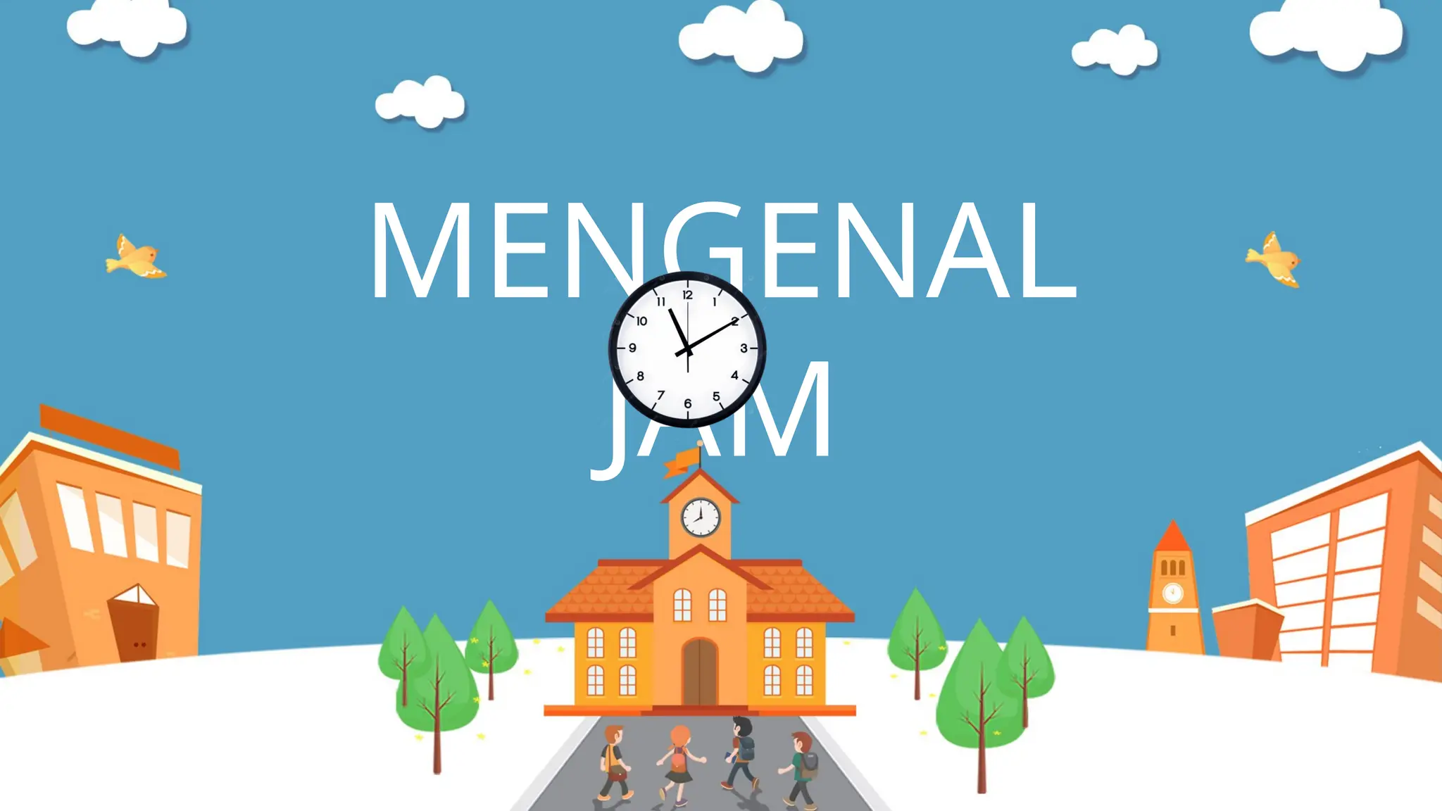 Belajar Mengenal Jam Dengan Typing Clock Pptx