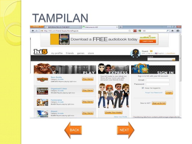 Mengenal jejaring sosial hi5 | PPTX