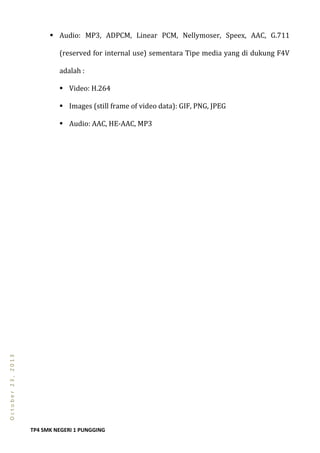 Mengenal jenis jenis file video | PDF