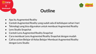 Mengenalkan augmented reality (ar) pada snapchat | PDF