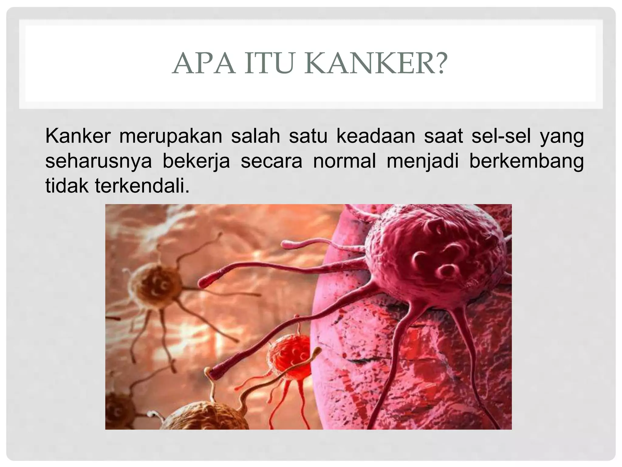 Mengenal kanker serviks sejak dini | PPTX