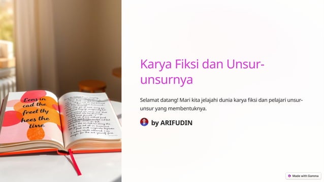 Mengenal Karya Fiksi dan Unsur-unsurnya.pptx