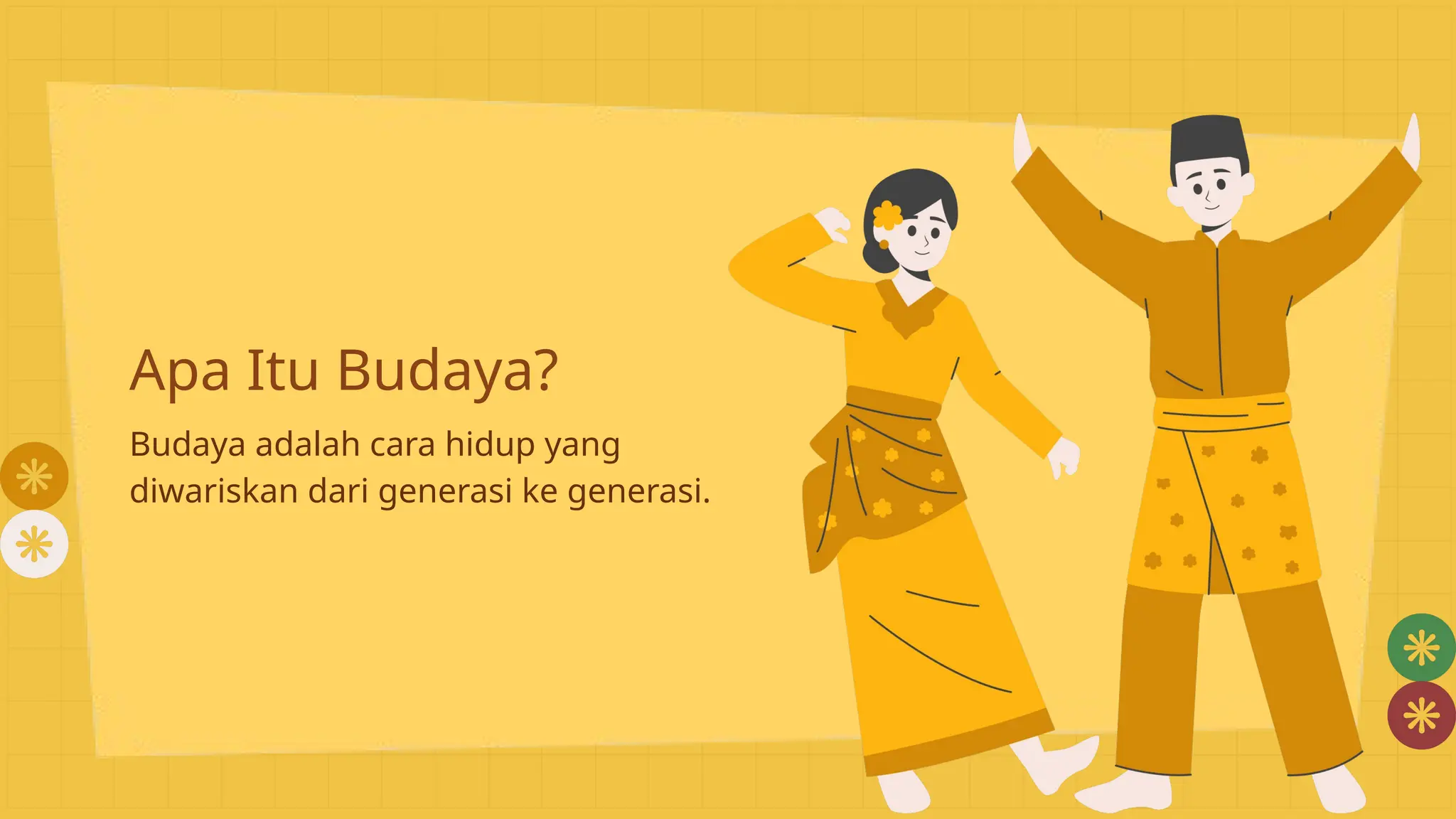 Mengenal Keberagaman Budaya Indonesia Kuning dan Oranye Ilustrasi.pptx