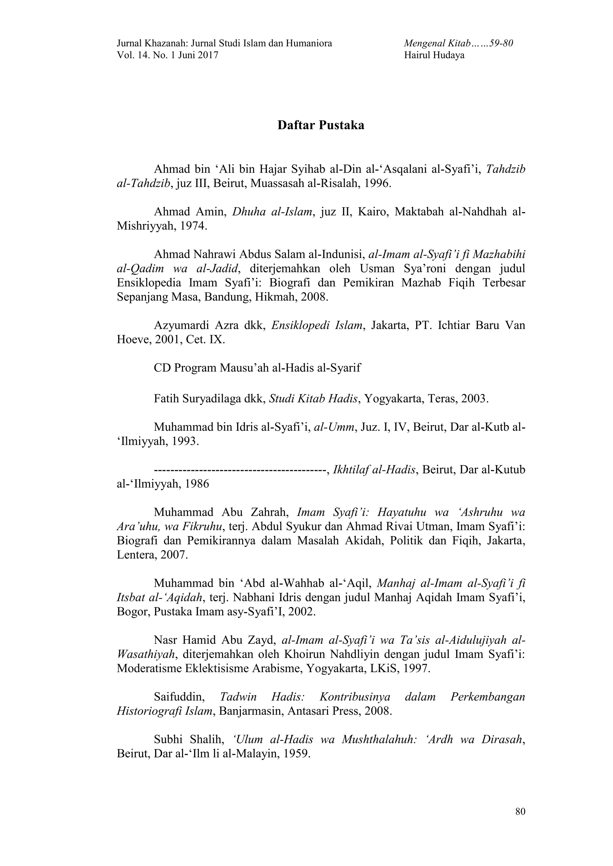 Mengenal Kitab Al Umm - Imam Syafie | PDF