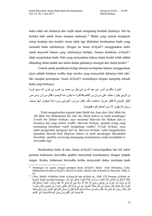 Mengenal Kitab Al Umm - Imam Syafie | PDF