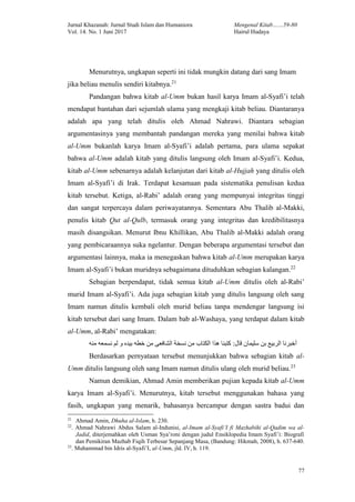 Mengenal Kitab Al Umm - Imam Syafie | PDF