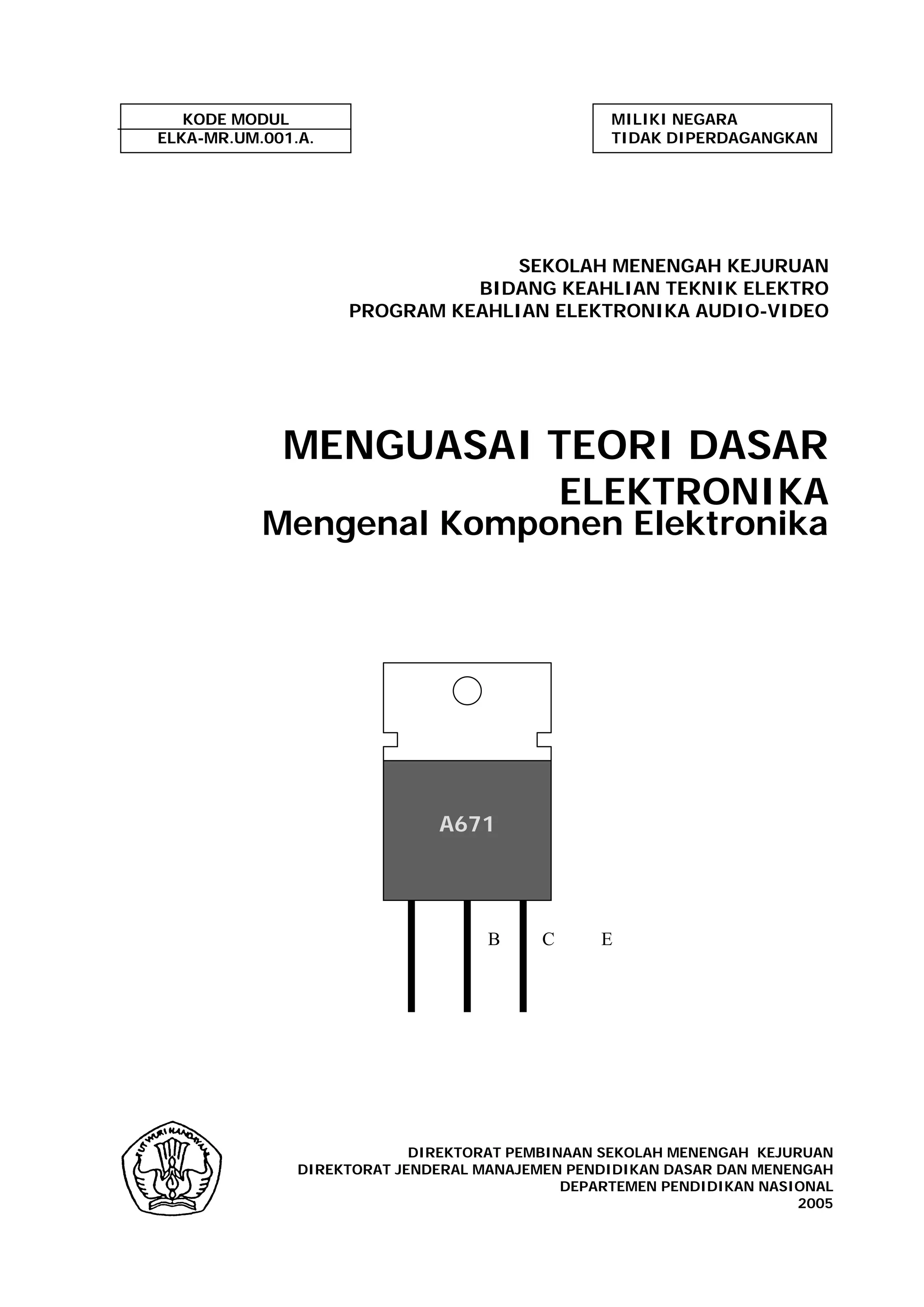 Mengenal komponen elektronika | PDF