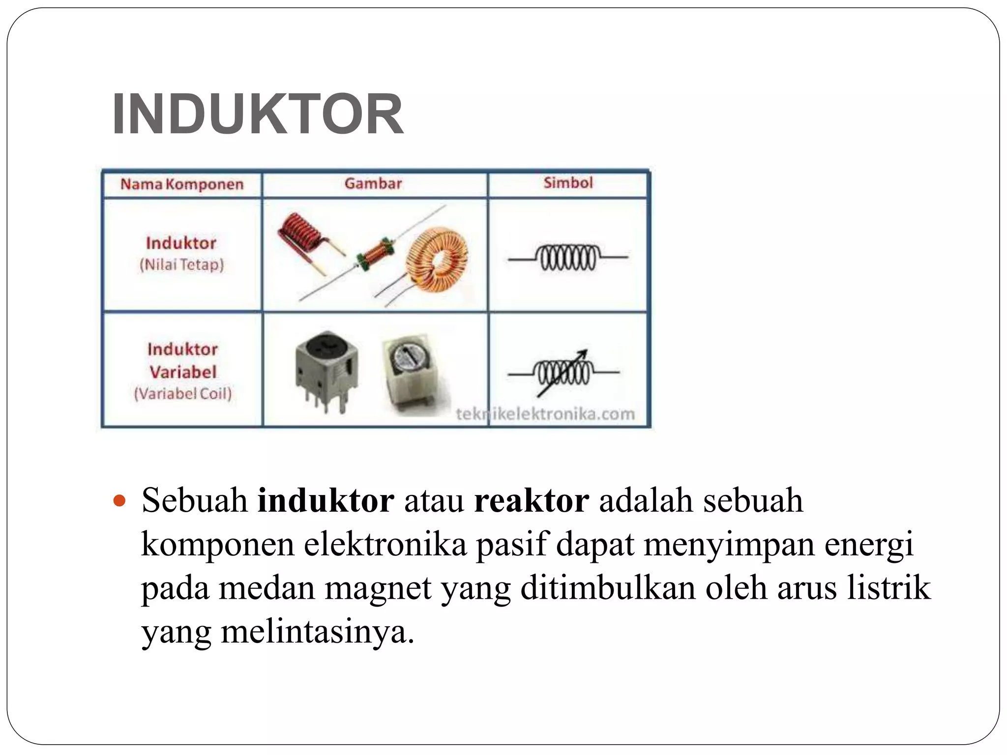 Mengenal komponen elektronika | PPTX
