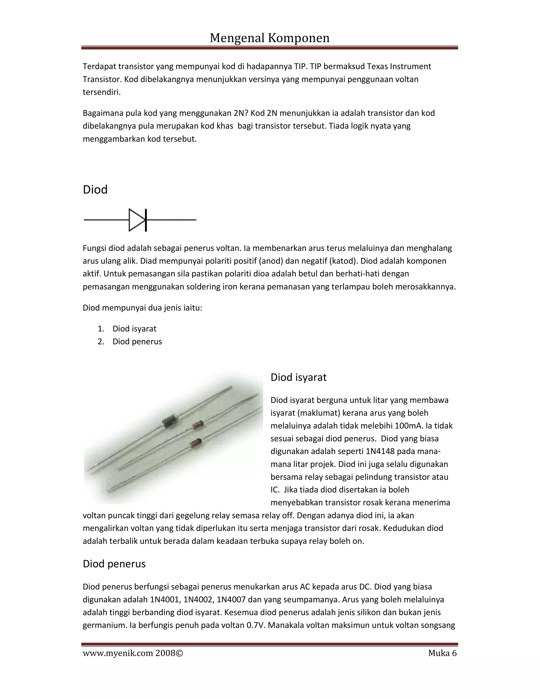 Mengenal komponen | PDF
