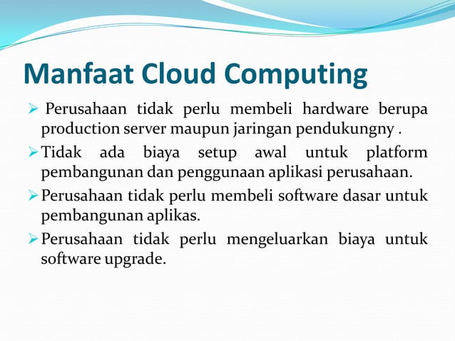 Mengenal komputasi awan | PPT