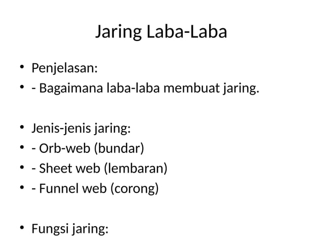Mengenal Laba_Laba dan Rahasianya Presentasi.pptx
