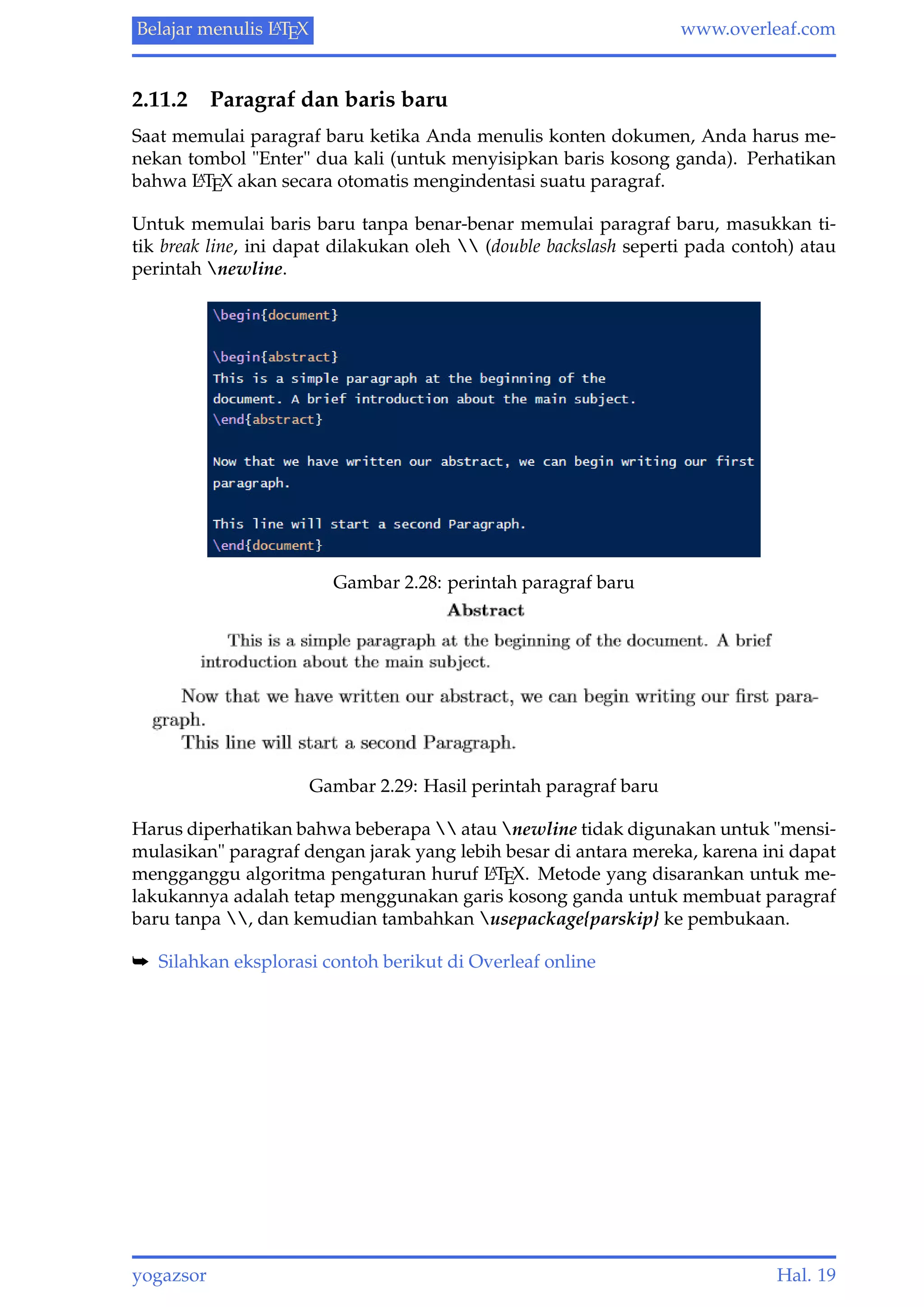 Belajar Latex dalam 30 menit dengan menggunakan overleaf | PDF