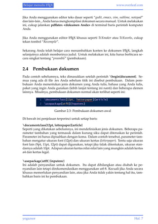 Belajar Latex dalam 30 menit dengan menggunakan overleaf | PDF