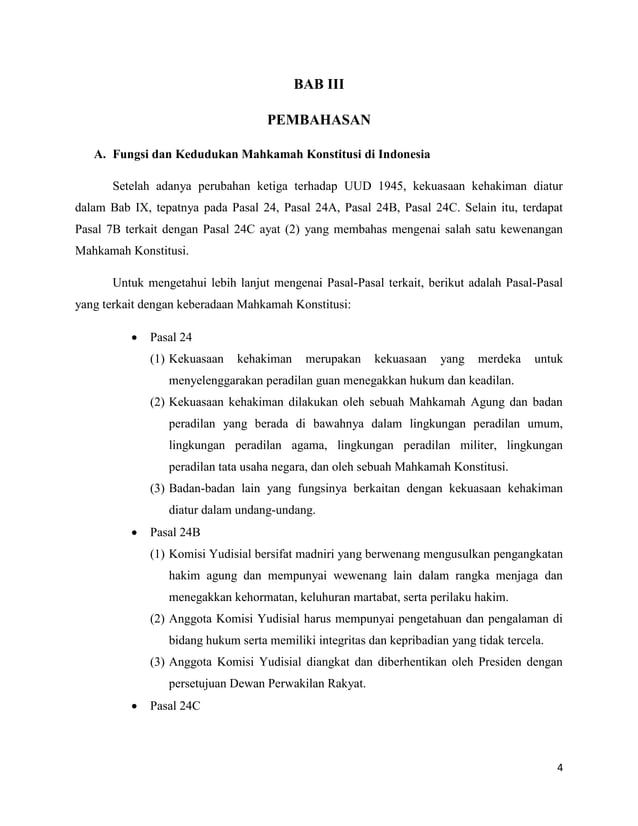 Mengenal Lebih Jauh Mahkamah Konstitusi Dari Fungsi Dan Produktivitasnya Pdf 