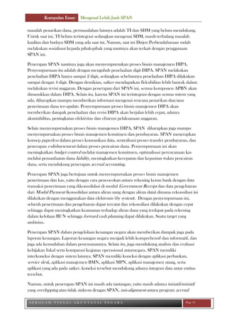 Mengenal Lebih Jauh SPAN | PDF