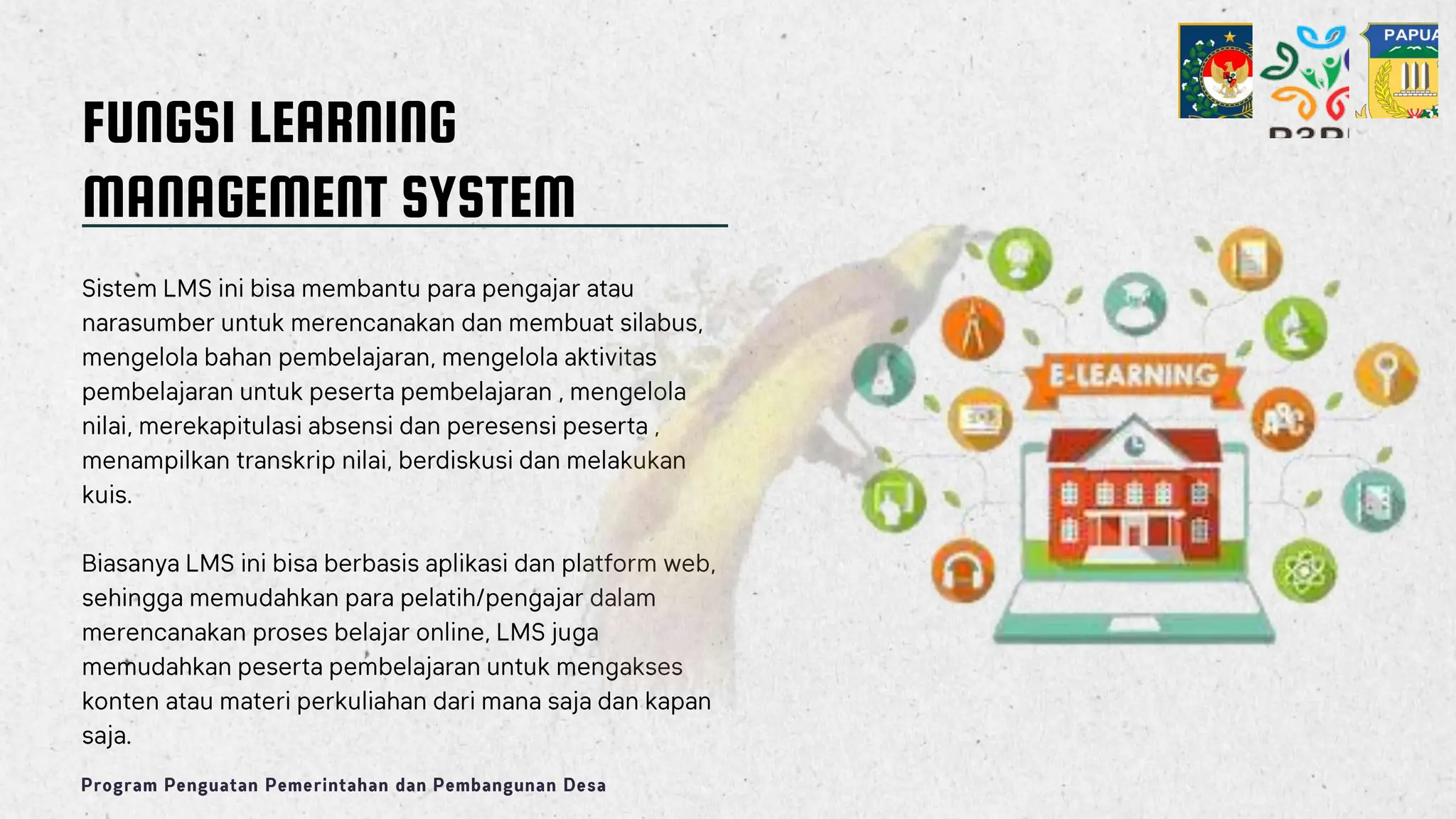 Mengenal LMS bagi aparatur desa untuk peningkatan kapasitas | PPTX