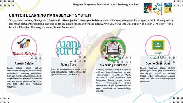 Mengenal LMS bagi aparatur desa untuk peningkatan kapasitas | PPTX