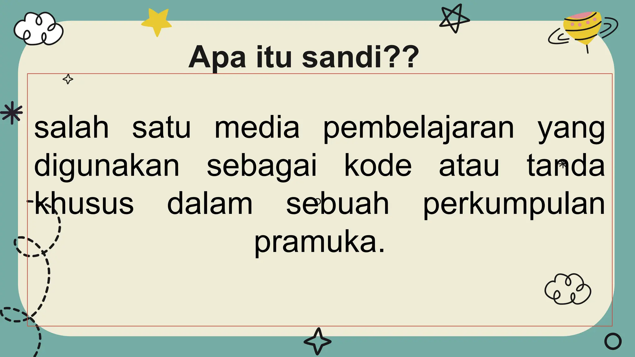 Mengenal Macam-Macam Sandi Pramuka Sekolah Dasar | PPT