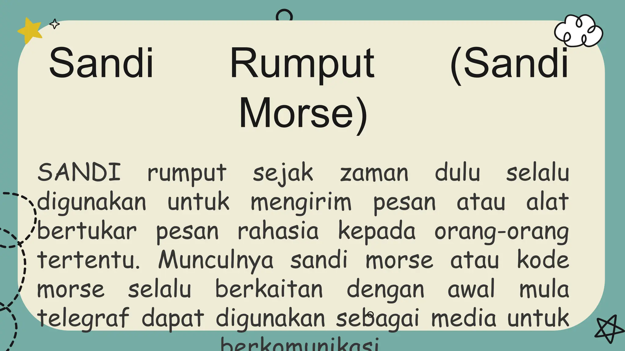 Mengenal Macam-Macam Sandi Pramuka Sekolah Dasar | PPT