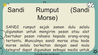 Mengenal Macam-Macam Sandi Pramuka Sekolah Dasar | PPT