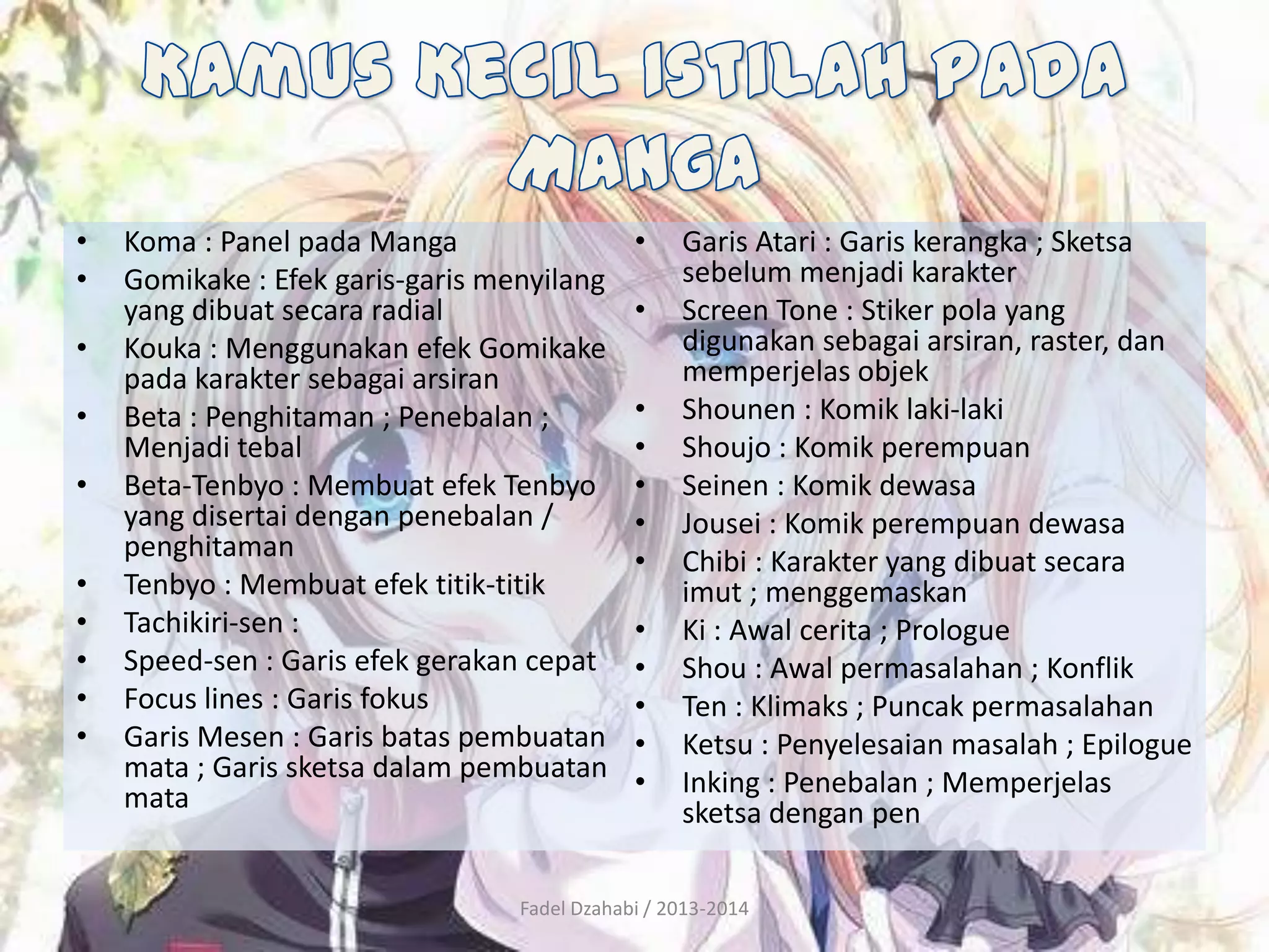Mengenal manga (Part 1) | PPTX