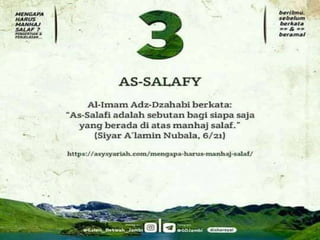 Mengenal manhaj salaf | PPTX