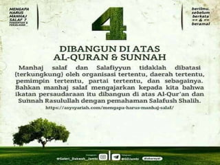 Mengenal manhaj salaf | PPTX