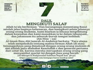 Mengenal manhaj salaf | PPTX