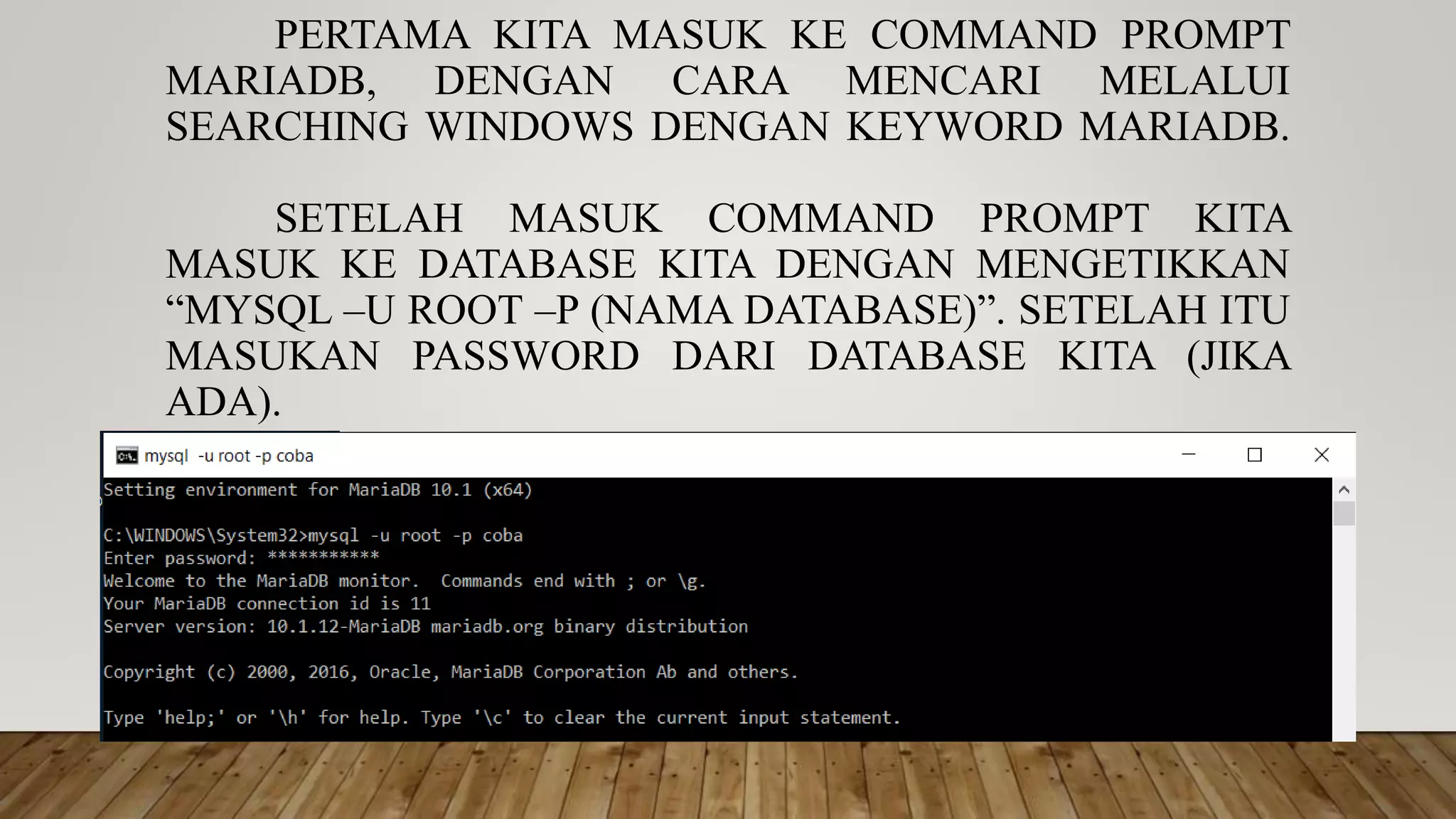 Mengenal mariadb | PPT