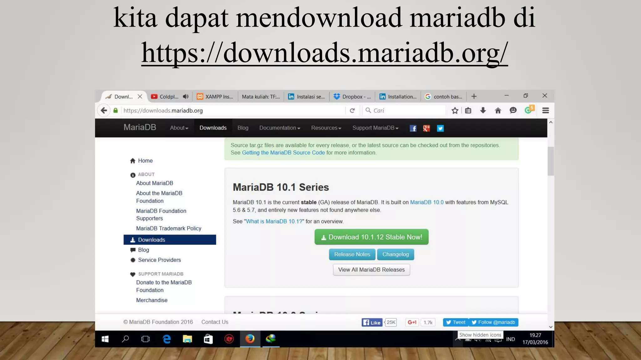 Mengenal mariadb | PPT