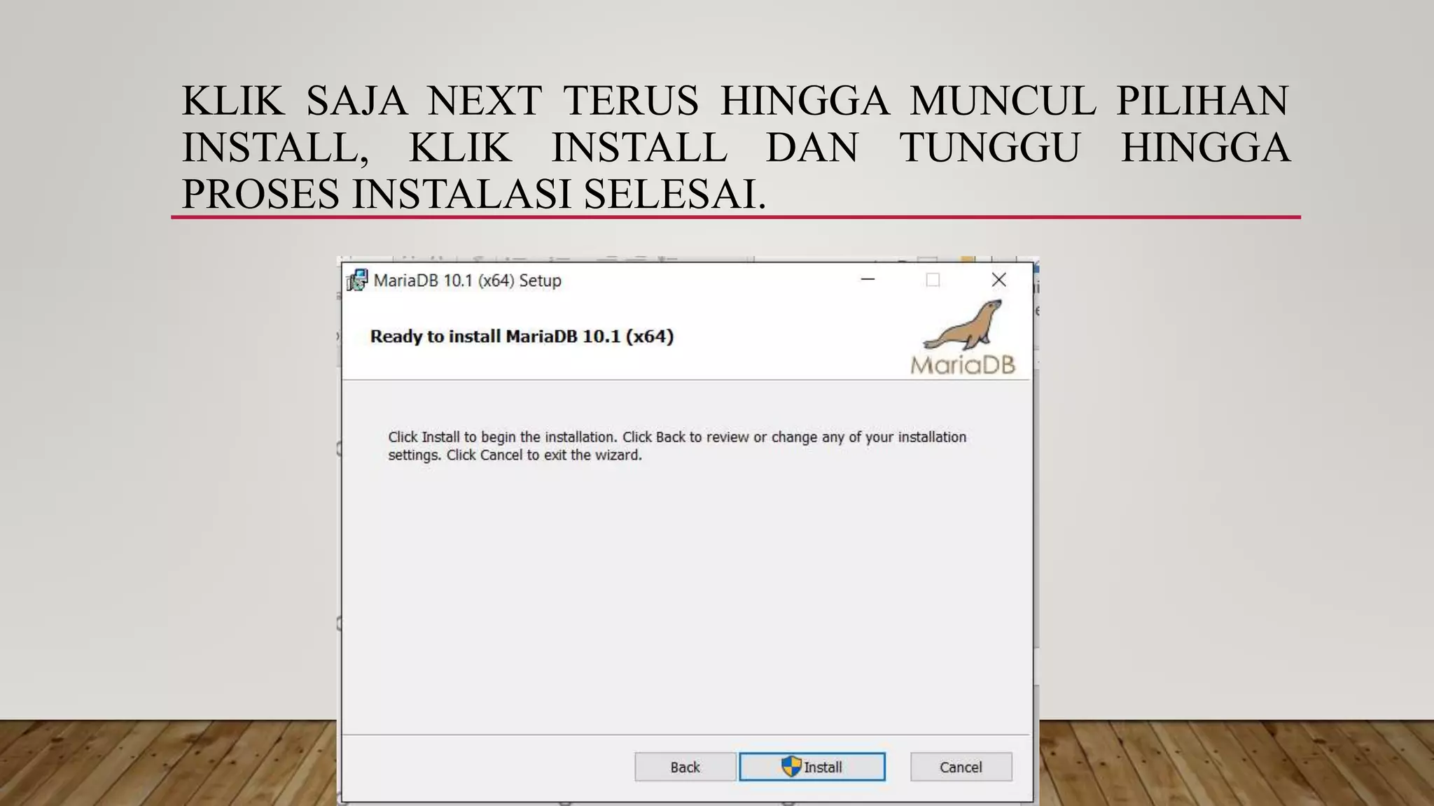 Mengenal mariadb | PPT