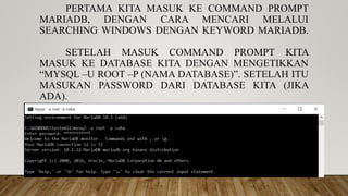 Mengenal mariadb | PPT