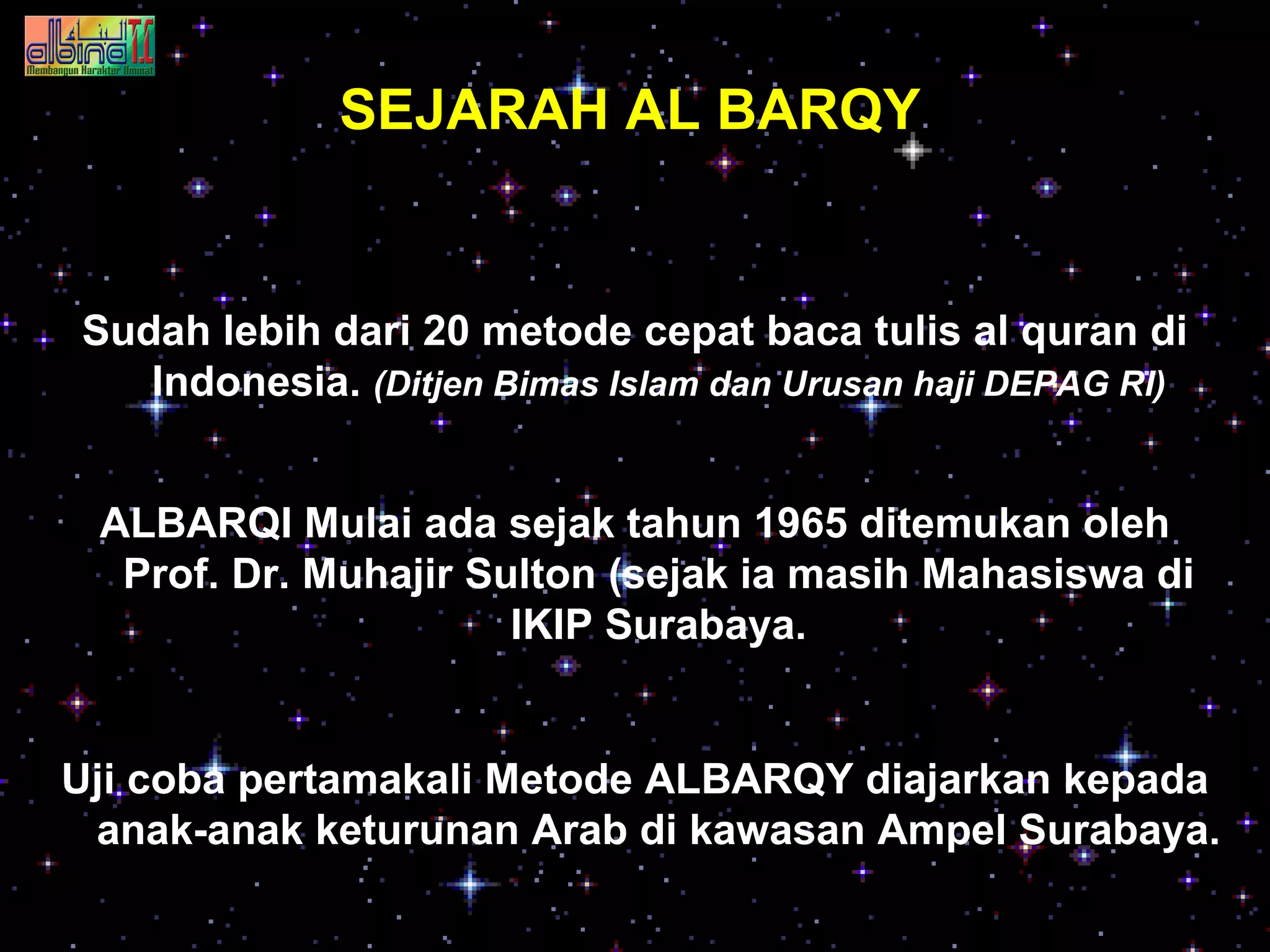 Mengenal metode albarqy | PPT