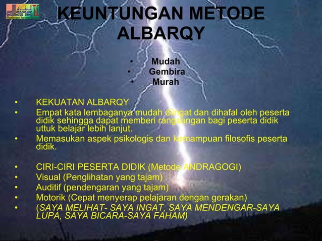 Mengenal metode albarqy | PPT