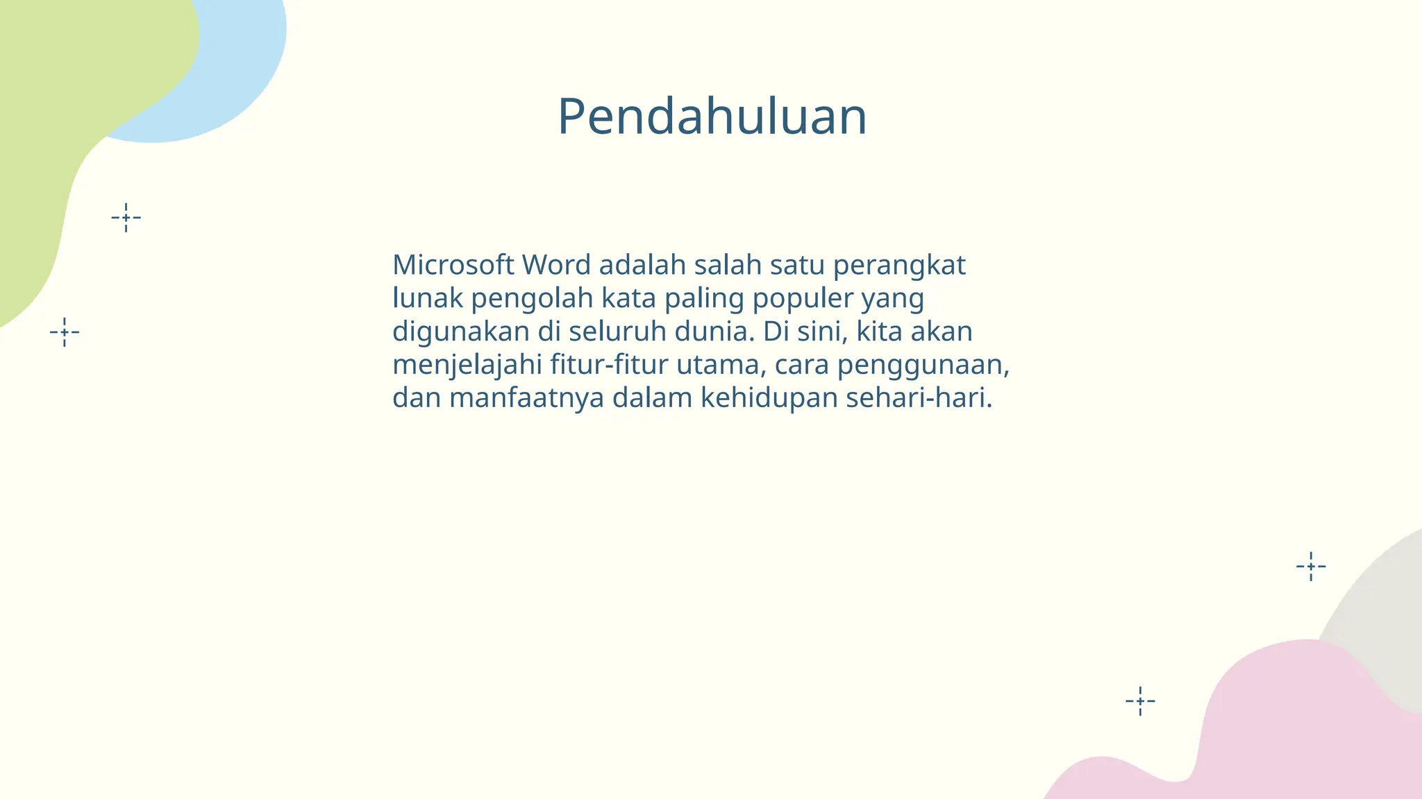 Mengenal Microsoft Word dan cara penggunaannya | PPTX