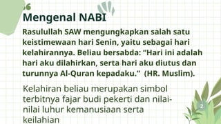 Mengenal Nabi Muhammad SAW sebagai bagian dari Akidah Islam | PPT