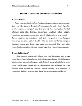 Mengenal operating system__sistem_operasi | PDF