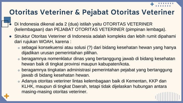 Mengenal Otoritas Veteriner dan Eksistensinya di Indonesia - IMAKAHI VISI 2024 UGM, 2 Juni 2024 ...