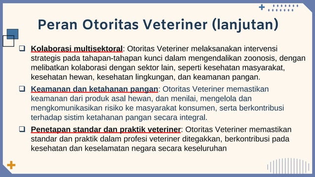 Mengenal Otoritas Veteriner dan Eksistensinya di Indonesia - IMAKAHI VISI 2024 UGM, 2 Juni 2024 ...