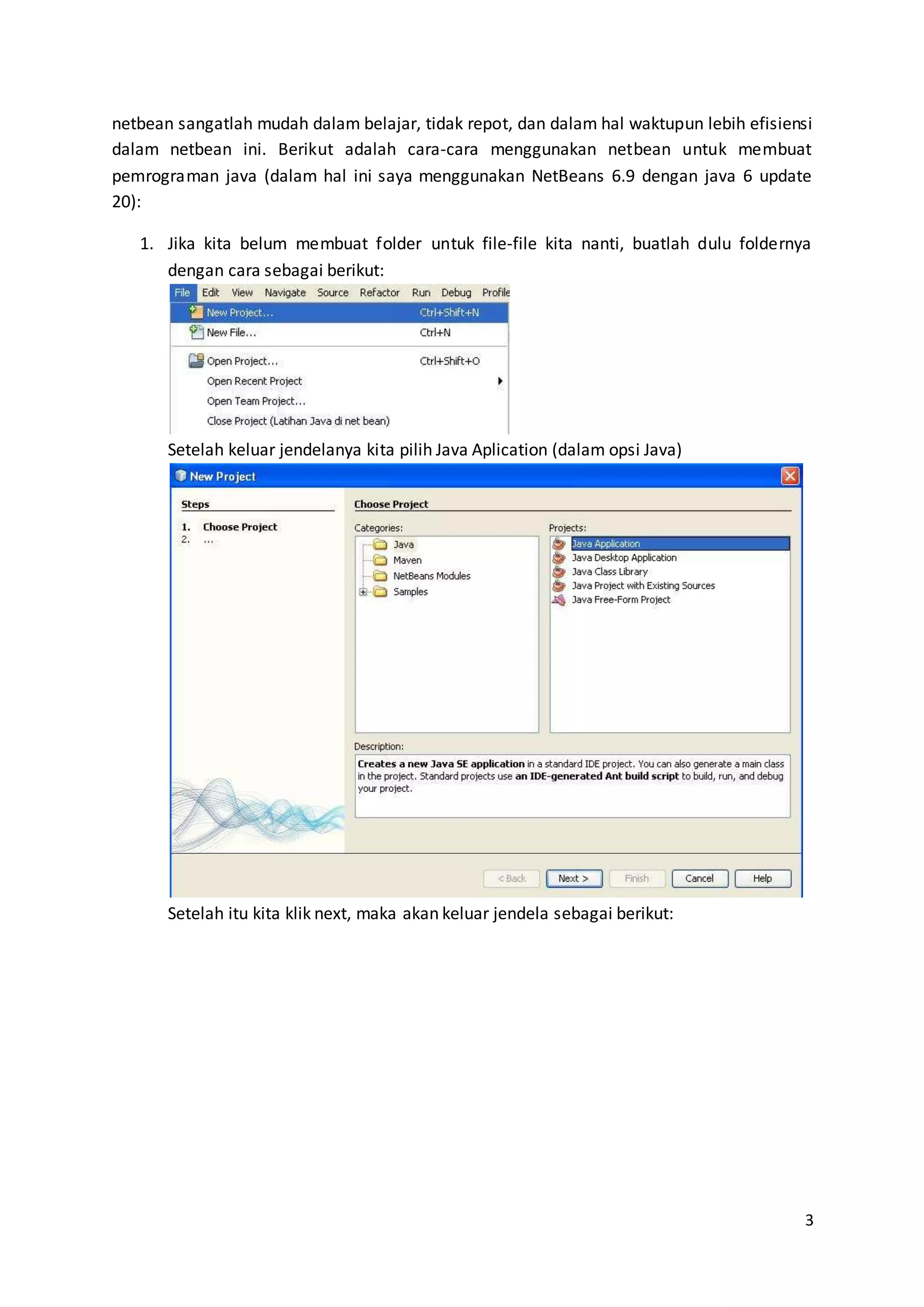 Mengenal pemrograman java | DOCX