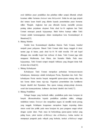 Mengenal Peradaban Islam di Turki; Turki Usmani; Melalui Pendekatan ...