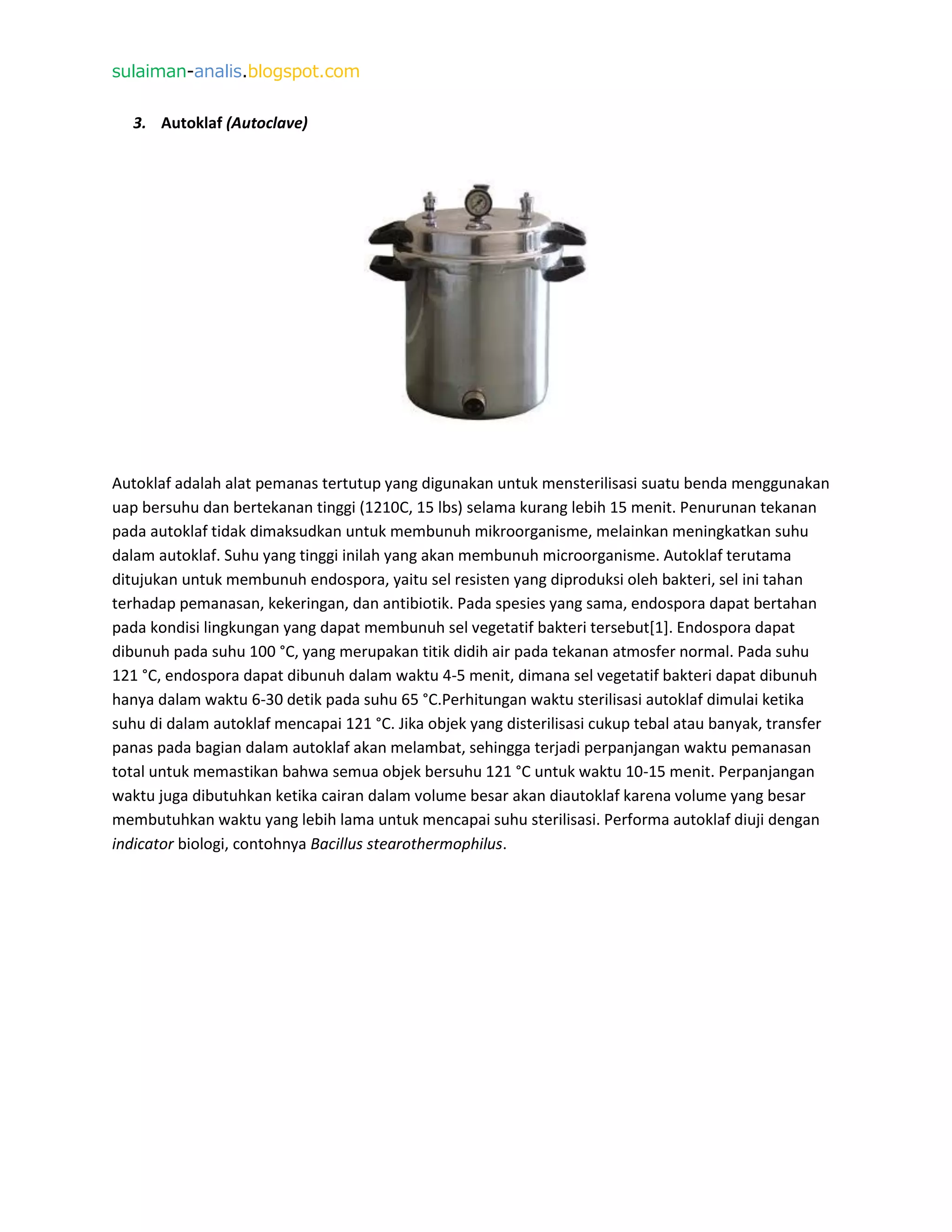 Mengenal peralatan laboratorium mikrobiologi | PDF