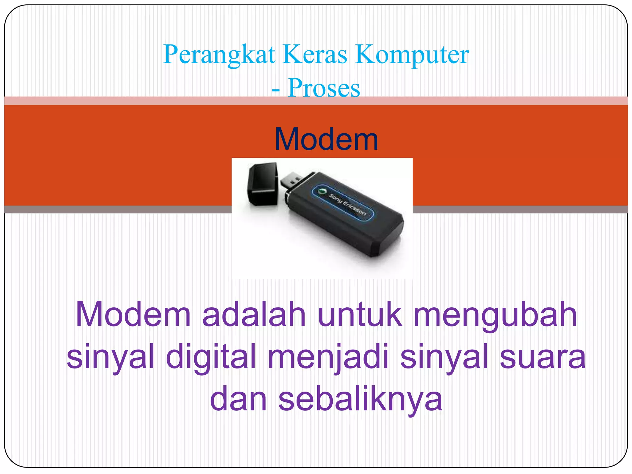 Mengenal perangkat keras komputer | PPTX