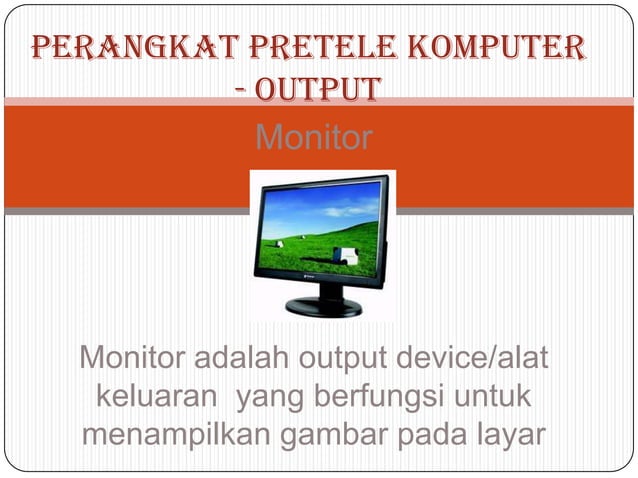 Mengenal perangkat keras komputer | PPTX